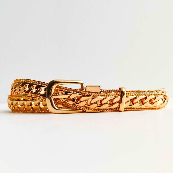 Zara | Accessories | Zara Gold Chain Belt | Poshmark